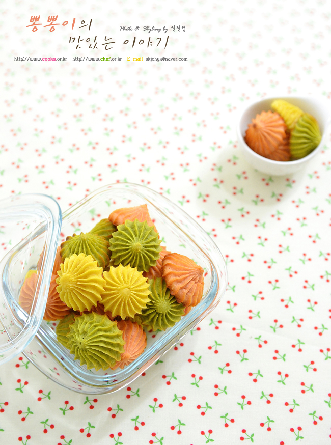 단맛을 줄인 3색 상투과자 ★ 고구마상투과자 고구마구리볼 상투과자만들기 녹차상투과자 단호박상투과자 과자만들기