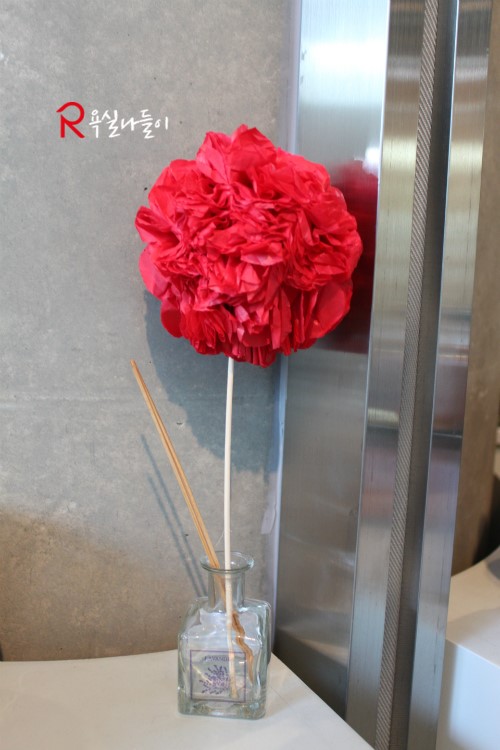 종이꽃볼만들기 파티용 인테리어 습자지꽃볼만들기 네이버 블로그