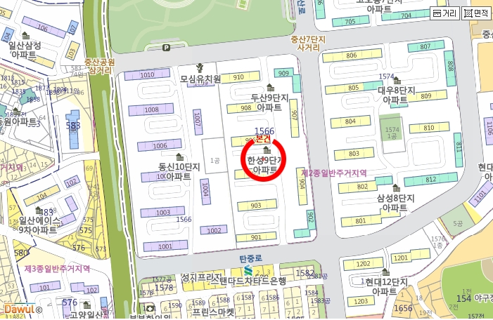고양시 중산동 중산마을두산9단지아파트↘일산동구 중산마을 두산9단지아파트☞경기도 고양시 일산동구 중산동 1566 2 중산마을 두산