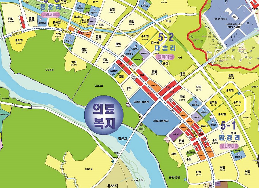 세종시 각지역 지도 전도를 한눈에 파악해 보아요 네이버 블로그