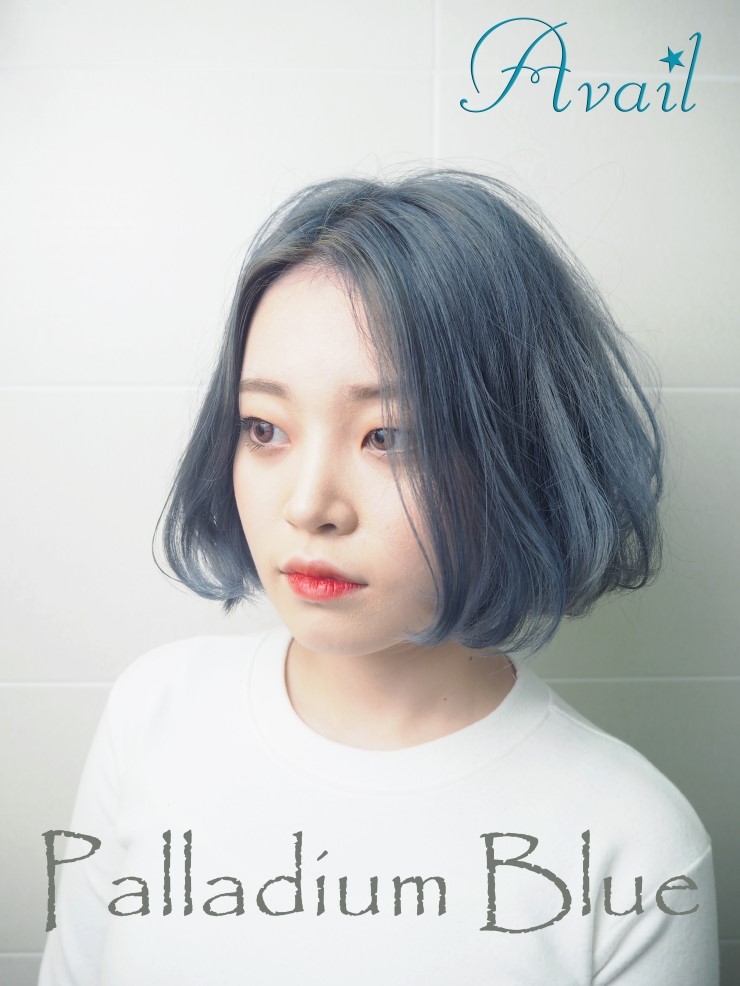차원이다른 블루 애쉬염색 파란머리 염색 블루그레이 염색 홍대 탈색염색전문 네이버 블로그