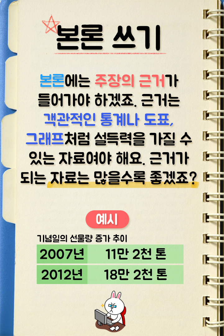 주장과 근거가 잘 드러나는 논설문 쓰기 네이버 블로그