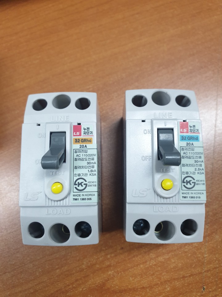 [차단기] LS산전 ELB 분전반용 누전차단기 32GRhd 32GRhc/32GRd,32GRc/32KGRd,32KGRc / 산업용누전차단기 : 네이버 블로그