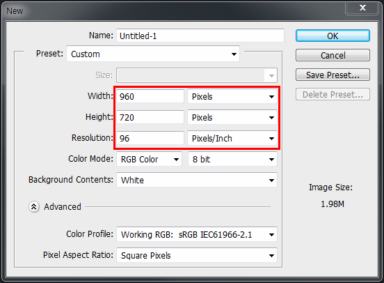 ppt사이즈-포토샵 으로 크기 설정방법 : 네이버 블로그