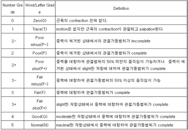 도수근력검사(Muscle Manual Test) | MMT의 정의, 목적, 등급 - 김형태 트레이너 : 네이버 블로그