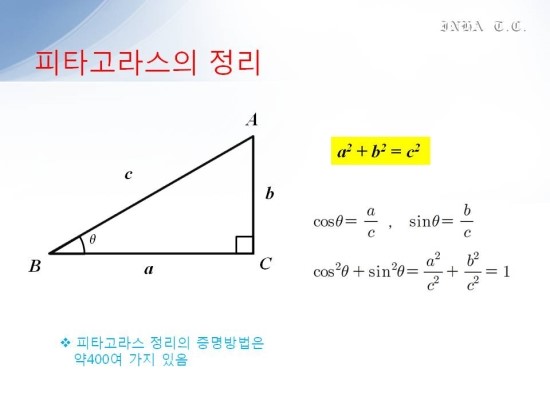 피타고라스의 정리 - 증명1 : 네이버 블로그