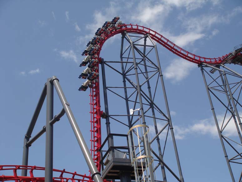 Nick39s Roller Coaster Blog X2 4th Dimension Roller Coaster
